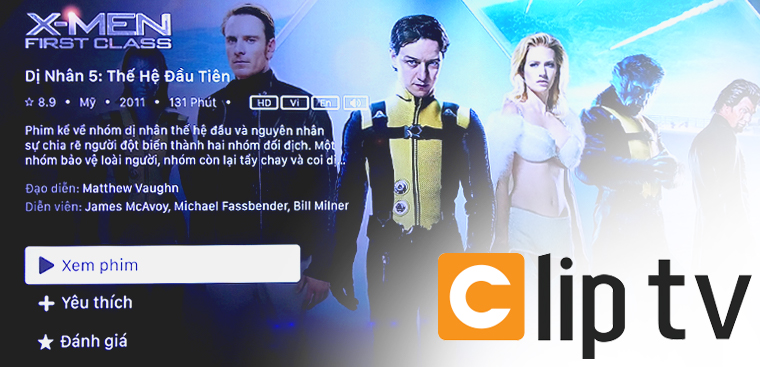 Review cách sử dụng ứng dụng ClipTV trên Android tivi Sharp 2018