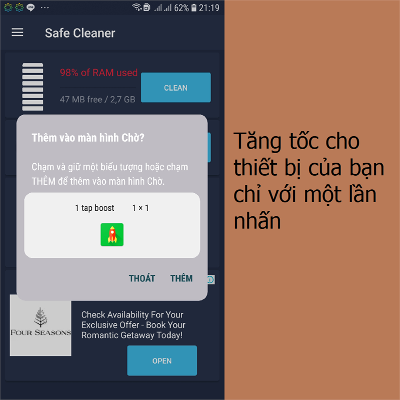 Ứng dụng Safe Cleaner Plus: Trình dọn dẹp an toàn dành cho điện thoại ...