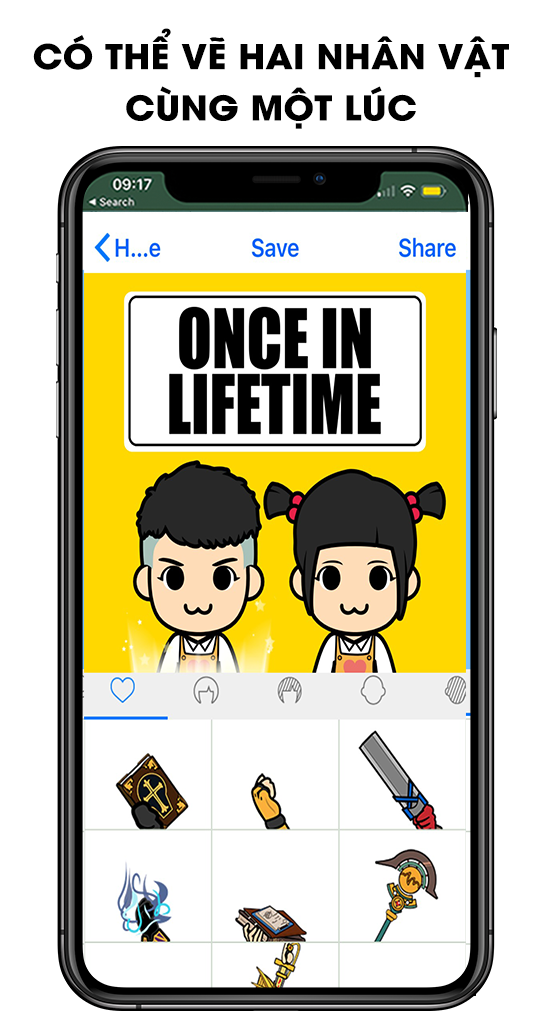 FaceQ- Tạo avatar chibi vui nhộn