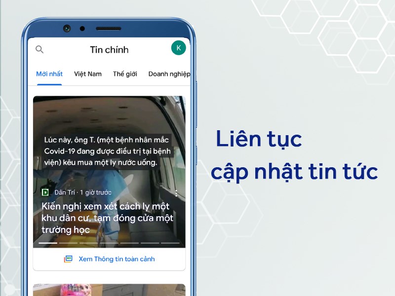 Ứng dụng Google News: Đọc tin tức trong nước và thế giới 24/7