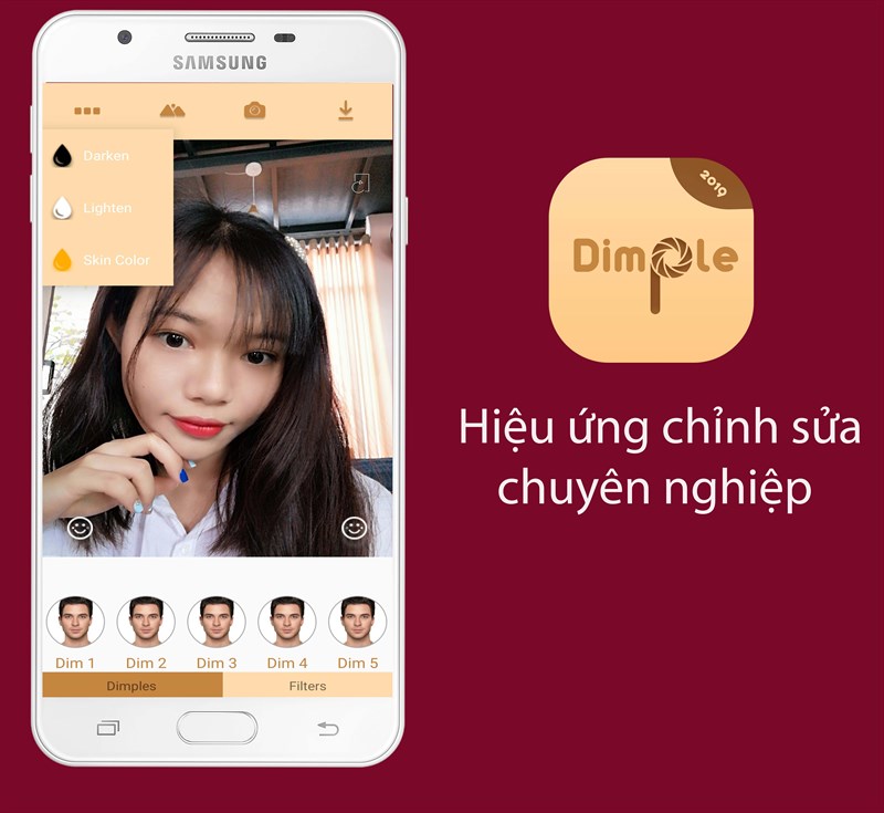 Ứng dụng Dimple camera: Chụp ảnh đẹp | Link tải, cách sử dụng, mẹo thủ ...