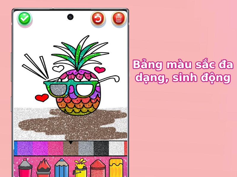 Ứng dụng Kawaii Coloring Pages: Sách vẽ, tô màu các nhân vật hoạt hình