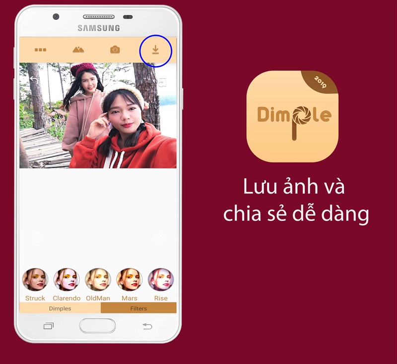 Ứng dụng Dimple camera: Chụp ảnh đẹp | Link tải, cách sử dụng, mẹo thủ ...
