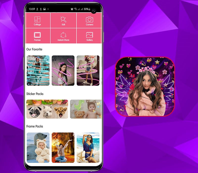 Ứng dụng Sweet Snap - Camera chụp và chỉnh sửa ảnh tự sướng | Link tải ...