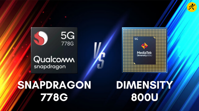 So sánh chip Snapdragon 778G vs Dimensity 800U. Thắng lợi dễ dàng