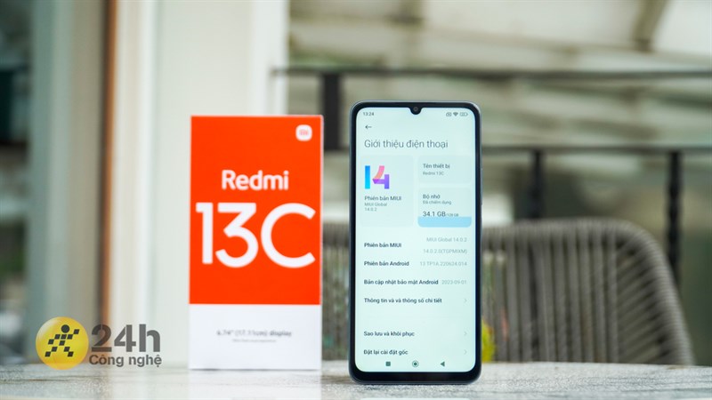 Trên tay Redmi 13C: Thiết kế trẻ trung, chip Helio G85, pin 5.000 mAh