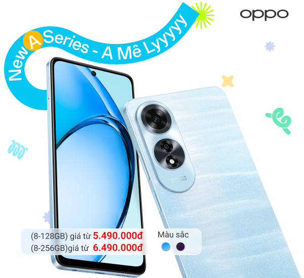 OPPO A60 256GB - Chính hãng, giá tốt, có trả góp