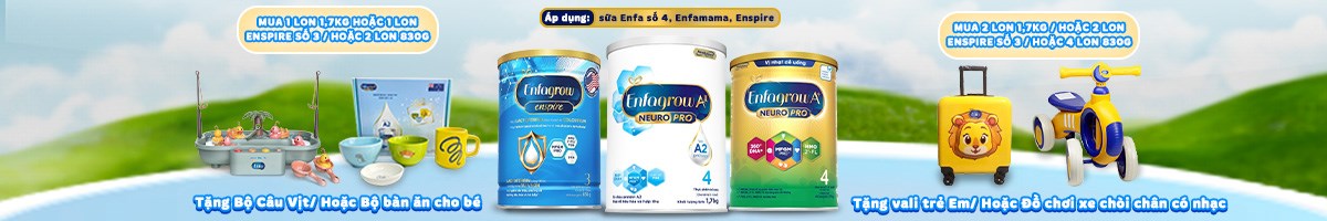 Sữa bột cho bé Enfa Dòng sản phẩm Enfa Enspire (Thái) chất lượng, chính ...