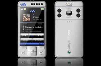 Sony Ericsson W520i - chạm vào để nghe nhạc