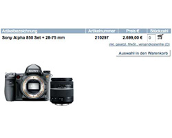 Lộ diện Sony Alpha 850 full-frame