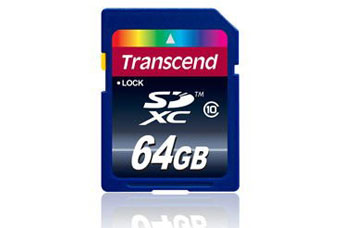 Transcend ra mắt thẻ SDXC Class 10 dung lượng 64 GB