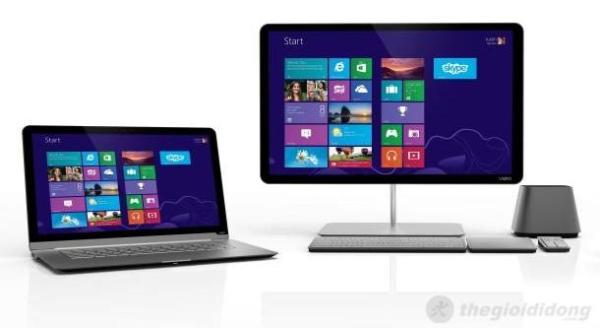 Vizio giới thiệu hàng loạt thiết bị cảm ứng chạy Windows 8
