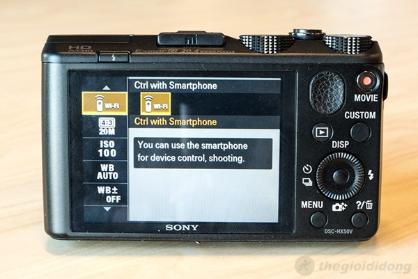 Sony HX50 - Chiếc CyberShot nhỏ nhắn, ống kính siêu zoom 30x