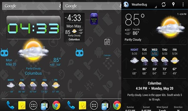 Top 5 widget tốt nhất trên Android