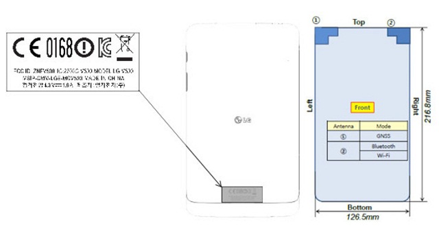 LG hé lộ tablet V500 với màn hình rộng 9.8 inch