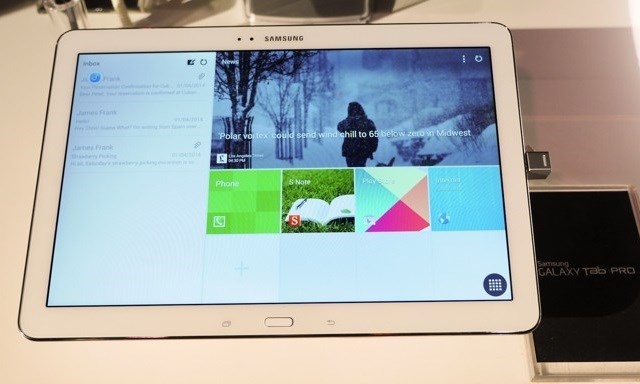 Loạt ảnh thực tế Samsung Galaxy Tab Pro 12.2