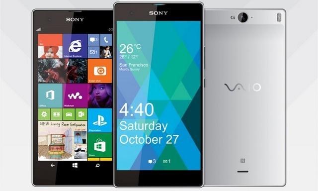 Bản thiết kế điện thoại Sony chạy Windows Phone đầy quyến rũ