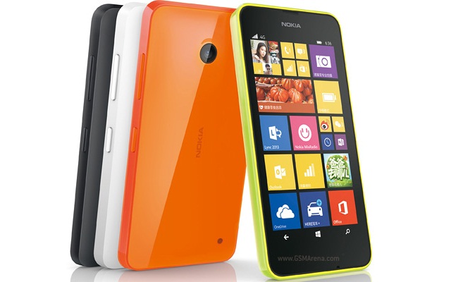 Bộ đôi Lumia 636/638 dùng chip Snapdragon 400 giá 4,5 triệu