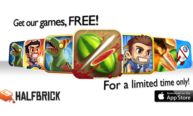 Halfbrick tặng 10 game miễn phí cho người dùng iOS