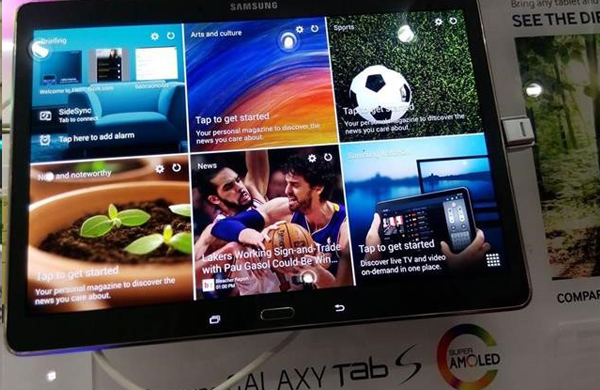 ĐA TÀI, ĐẸP CẢ HÌNH THỨC LẪN NỘI DUNG-SAMSUNG GALAXY TAB S