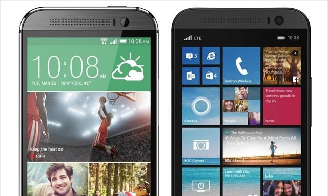 HTC One W8 chạy Windows Phone 8.1 có thể cài Android và ngượ