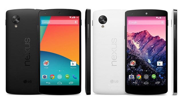 Nexus 5 bản 64GB có giá bán rất phải chăng