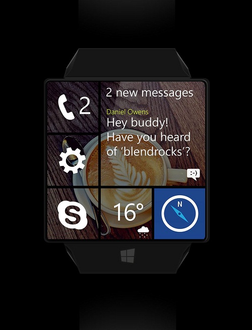Smartwatch Windows Phone tuyệt đẹp trong bản thiết kế mới