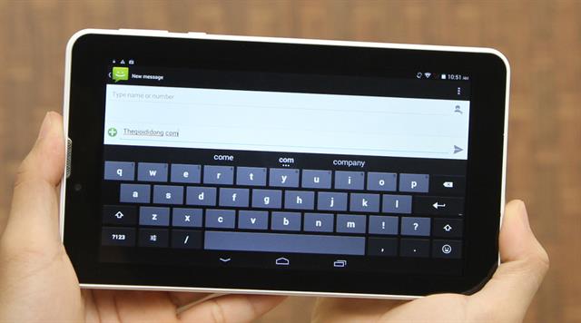Trên tay KingCom Firepad Terra, máy tính bảng 2 SIM giá cực