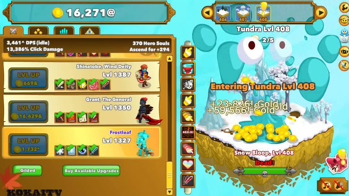 Clicker Heroes: 'Chơi là khó bỏ rơi'