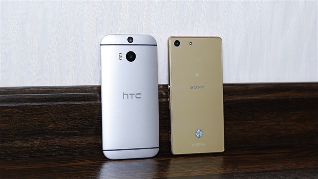 Sony Xperia M5 Dual và HTC One M8 Eye
