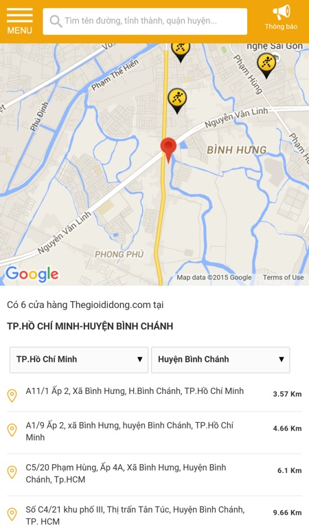 Giới thiệu ứng dụng Thế Giới Di Động