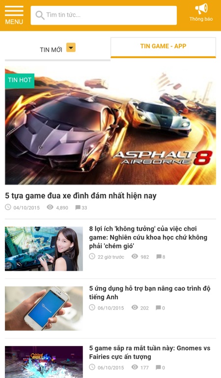 Giới thiệu ứng dụng Thế Giới Di Động