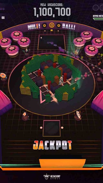 Super Hyper Ball – kết hợp pinball và 'phá gạch'