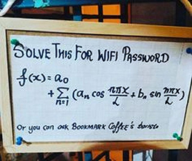 Giải toán tìm pass Wifi, bạn có tìm ra được đáp án không?