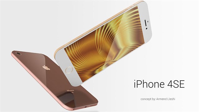 iPhone 4SE siêu mỏng với mặt lưng kính sang trọng