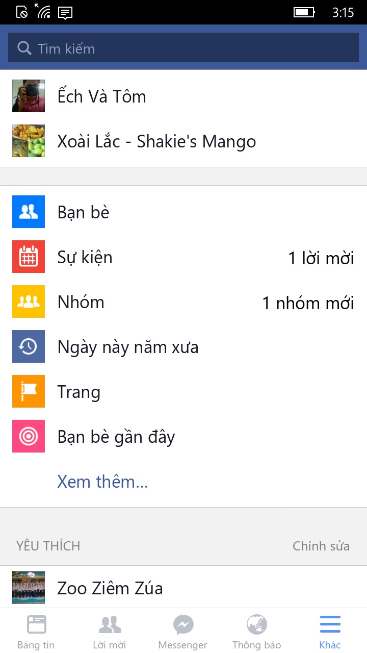 Mời tải về Facebook chính thức cho các máy Windows Phone