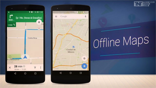 Google Maps chuẩn bị cho tải bản đồ Offline vào thẻ nhớ