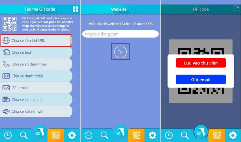 Cách kiểm tra thông tin hàng hóa, tạo QR Code