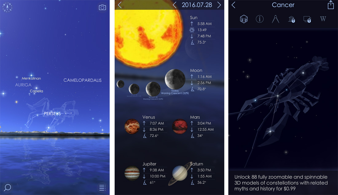 Star Walk 2: Một ứng dụng tuyệt vời về bầu trời