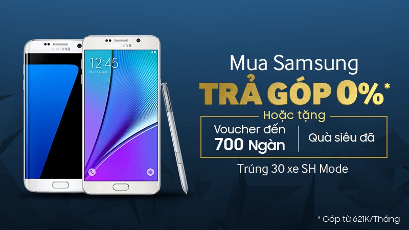 Sắm smartphone, tablet Samsung trúng 30 xe SH Mode