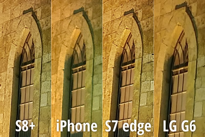 Đọ camera Galaxy S8 Plus, LG G6, S7 Edge và iPhone 7 Plus