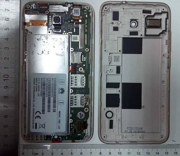 Smartphone giá rẻ Huawei Y3 (2017) đạt chứng nhận FCC