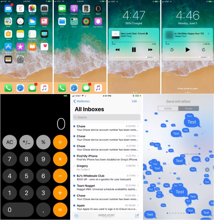 Giao diện iOS 11 thay đổi gì so với iOS 10?