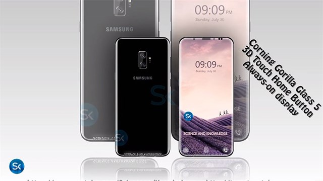 Galaxy S9 Edge 2018 không viền, tỉ lệ bao phủ màn hình 99%