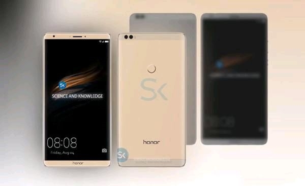 Honor Note 9 có tỷ lệ màn hình như Galaxy S8, camera kép