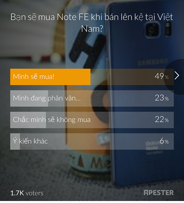 Vì sao Galaxy Note FE được Samsung mở bán tại Việt Nam?
