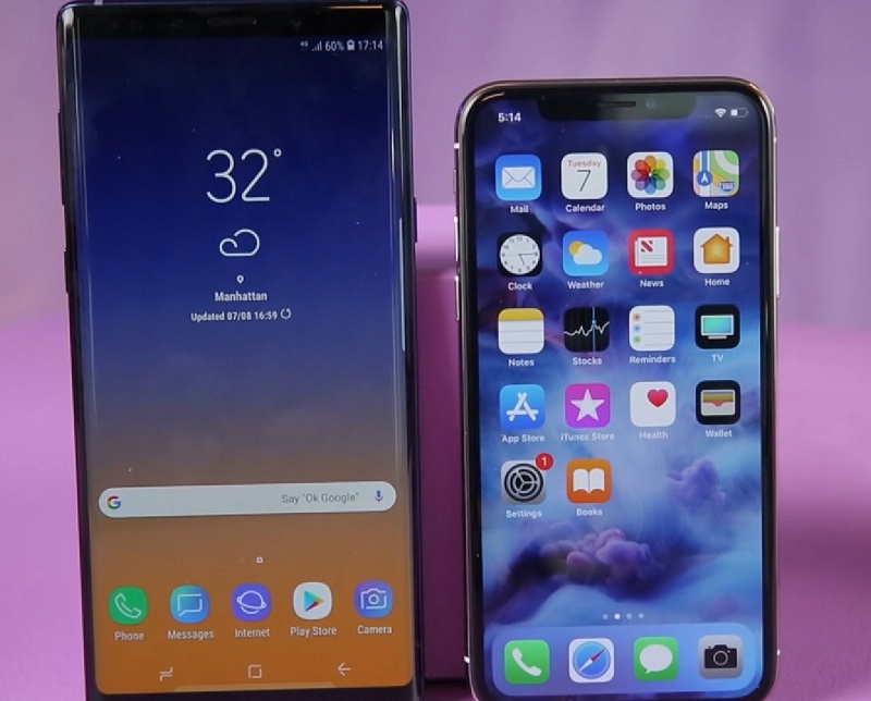 Galaxy Note 9 với iPhone X: Trận chiến của flagship nghìn đô