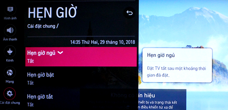 Review cách hẹn giờ tắt, bật cho Smart tivi LG 2018