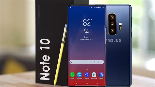 Samsung Galaxy Note 10 được trang bị màn hình 4K 6.66 inch?