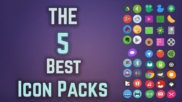 5 gói icon pack tính phí nhưng được miễn phí có hạn cho Android
